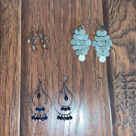 Express | Jewelry | 3 Pairs Of Express Earrings | Poshmark